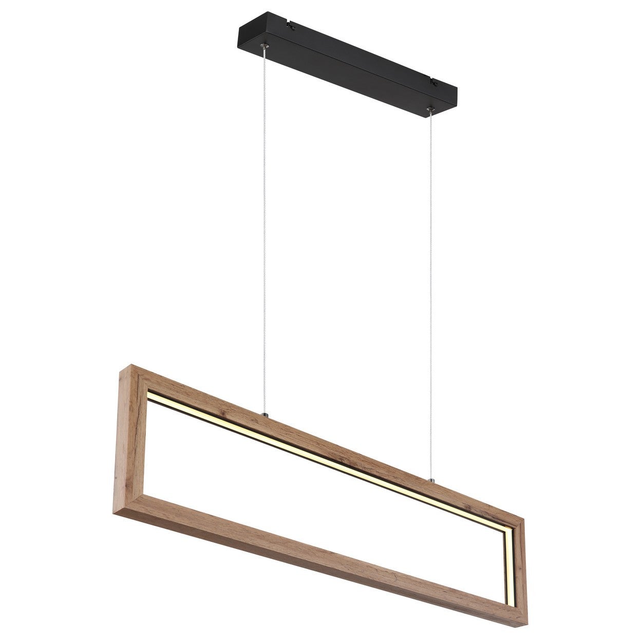 Plafonnier suspendu noir mat LED 3000K | Leroy Merlin