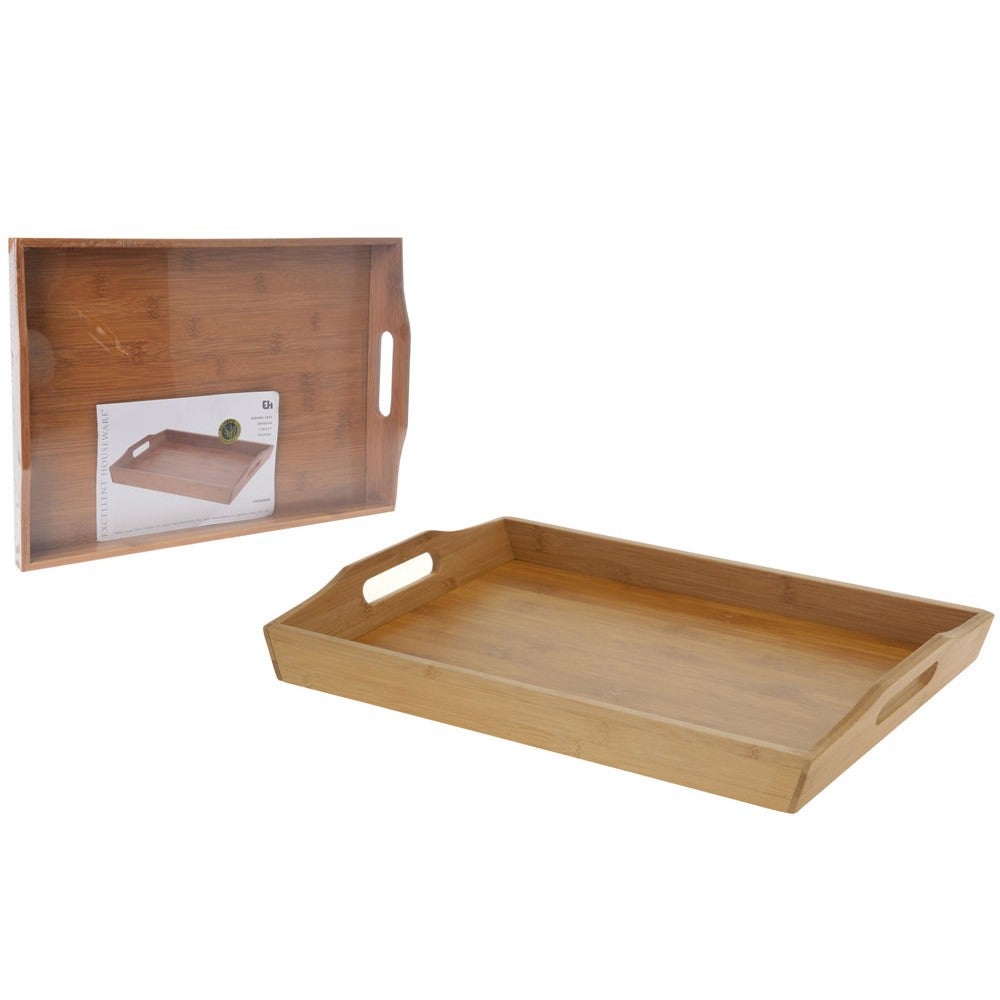 Bandeja bambu asas 43x29x5 cm | Leroy Merlin