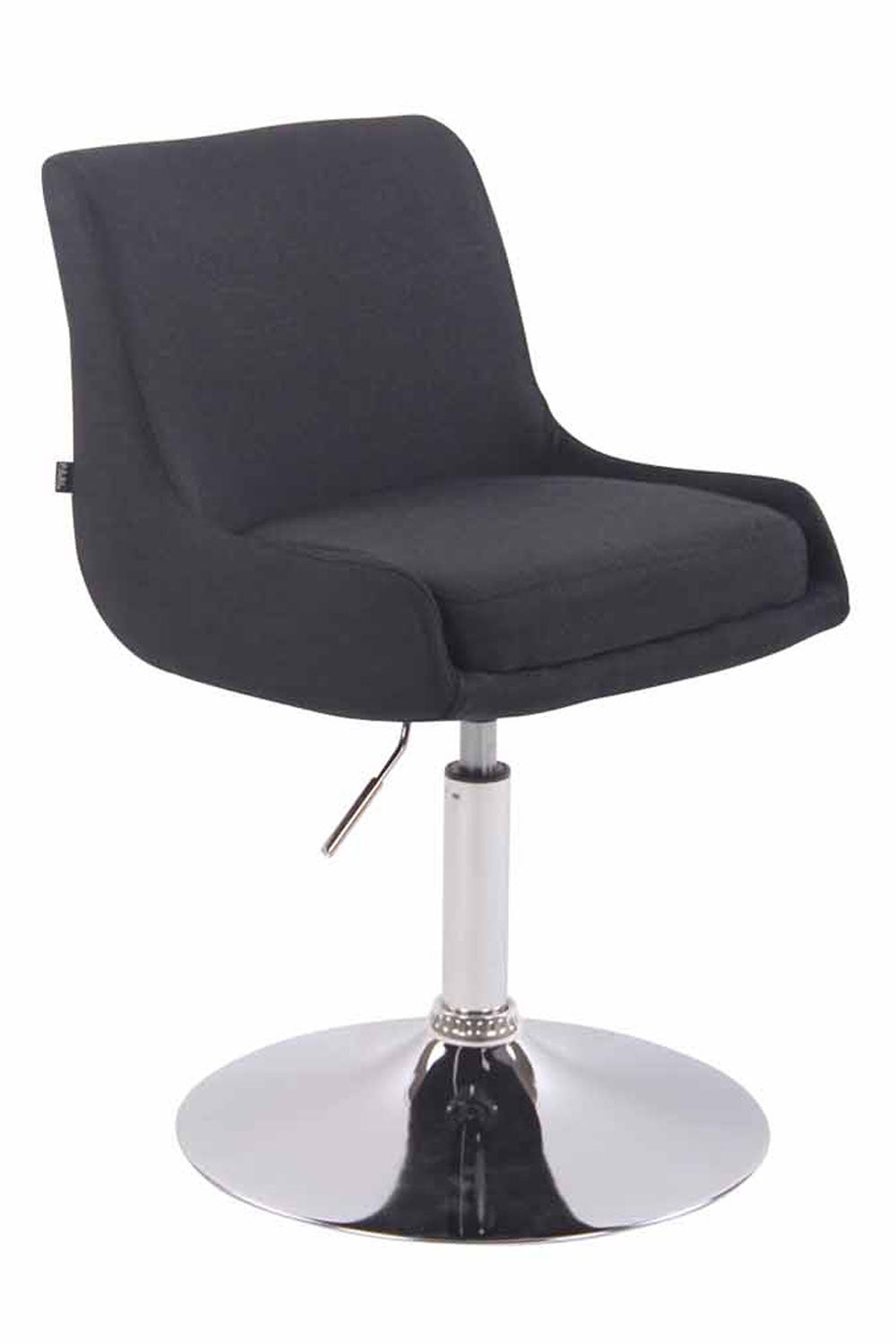 Chaise Lounge Club en Tissu Noir | Leroy Merlin