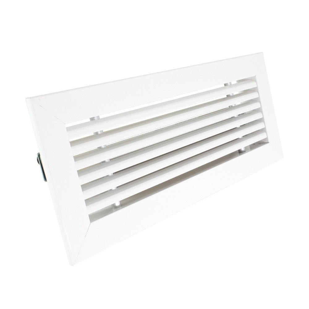 Rejilla de impulsión rectangular para aire acondicionado por conductos lineal lamas a 20º ...