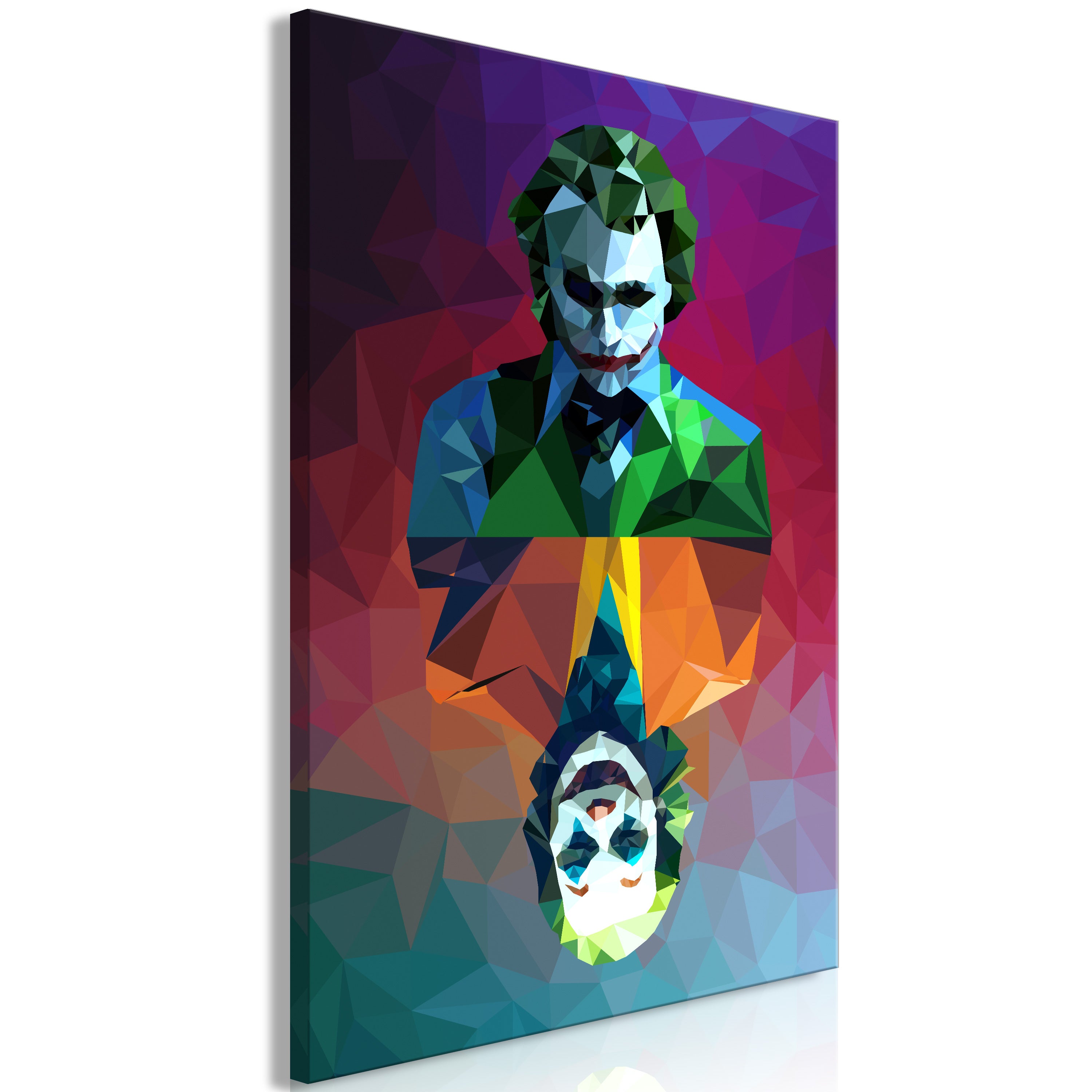 Tableau - Reflection of Characters (1 Part) Vertical [60x90] | Leroy Merlin