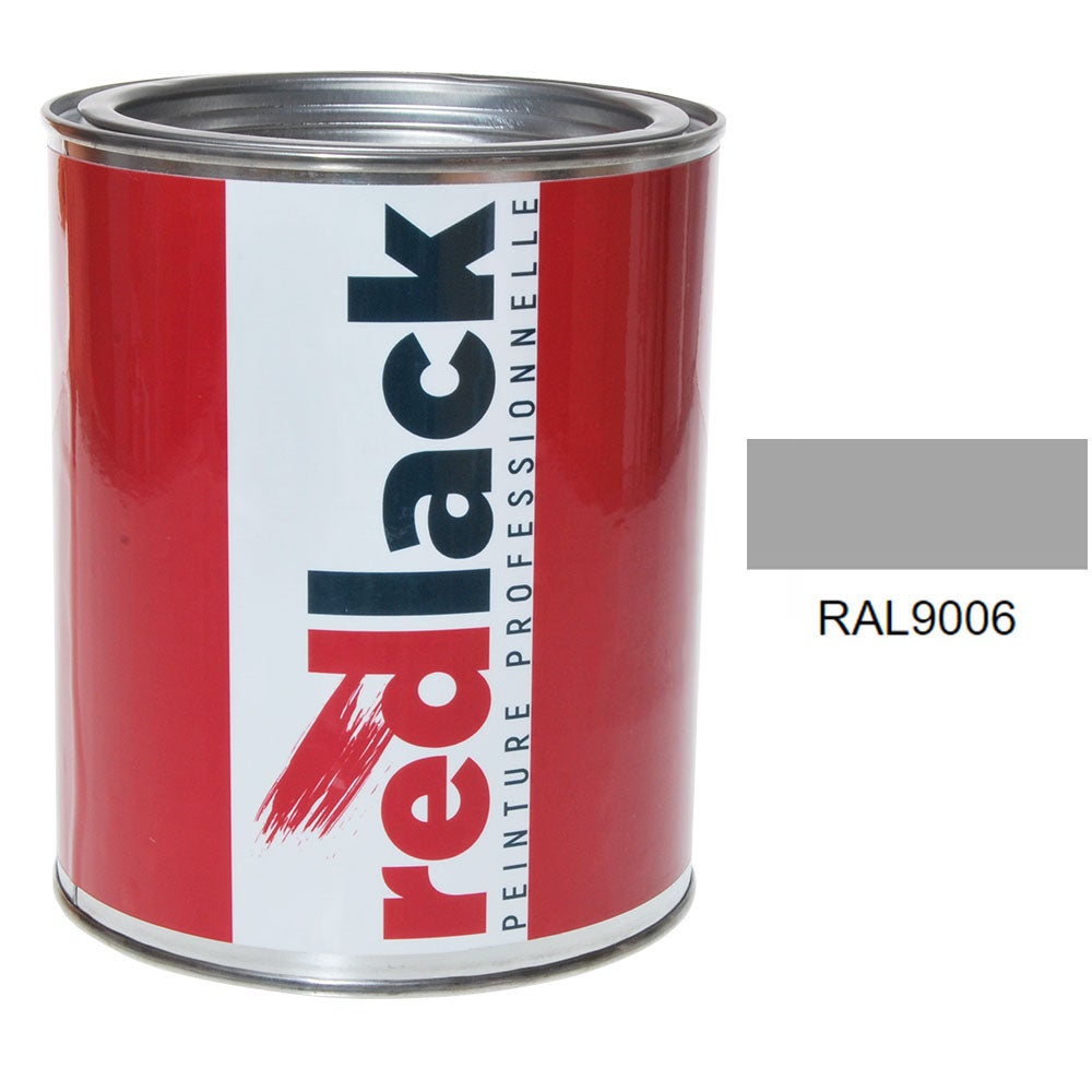 Bote de 1L de pintura – RAL 9006 Aluminio Blanco – Brillo – para ...
