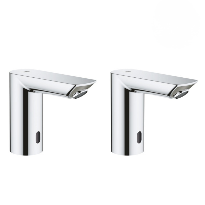 Grohe Bau Cosmopolitan E Set di 2 colonne monofluido a infrarossi ...