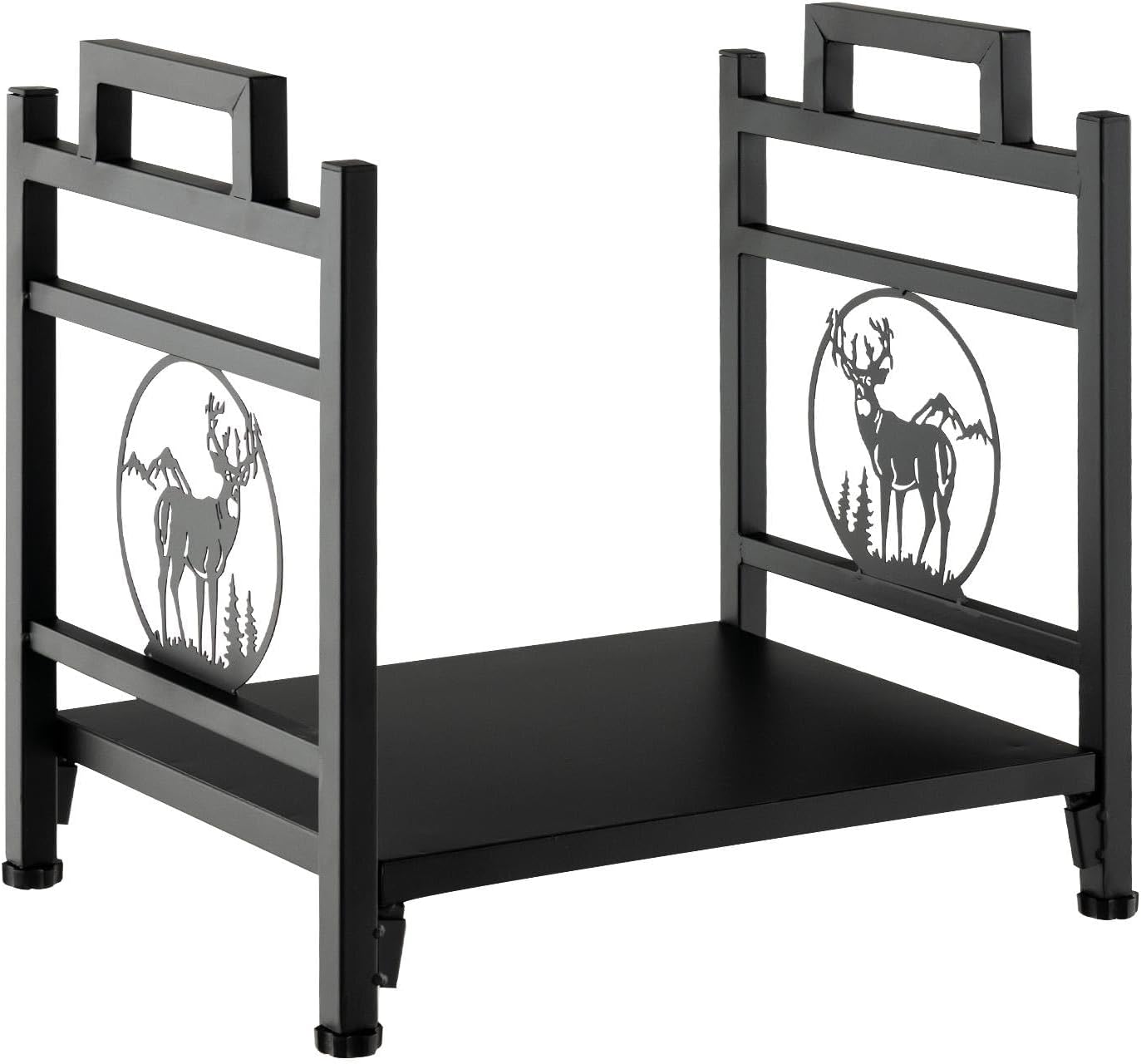 Soporte para chimeneas de metal, calefacción con base elevada y patas ...