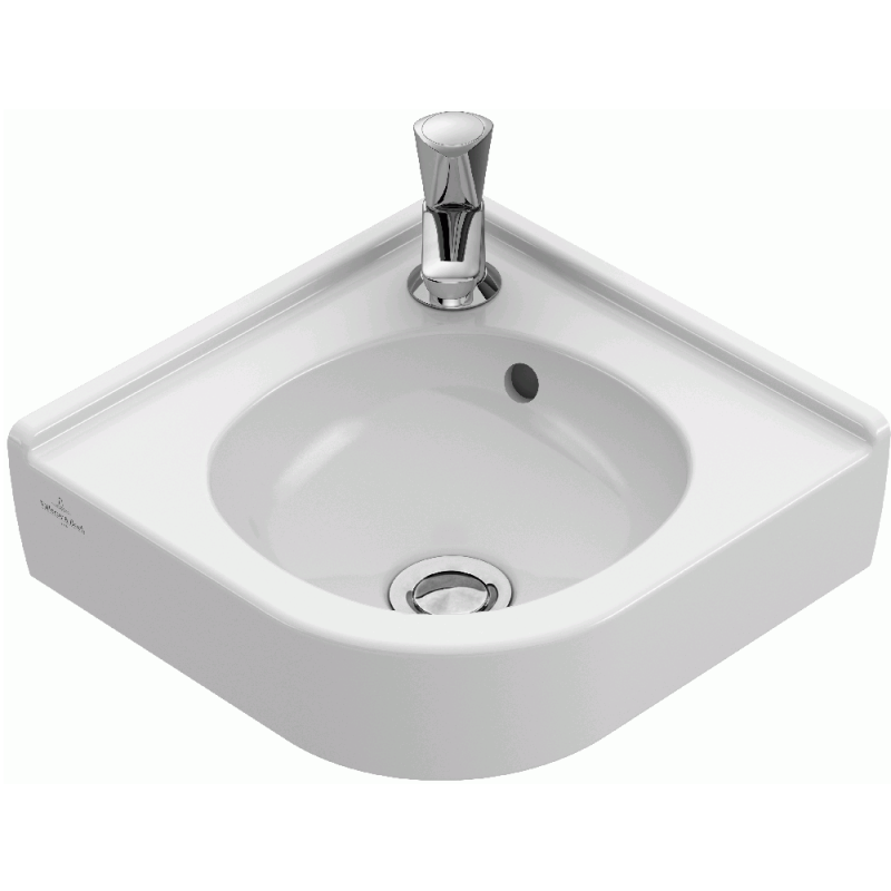 Lave-mains d'angle 32x32cm VILLEROY ET BOCH O.Novo blanc | Bricoman