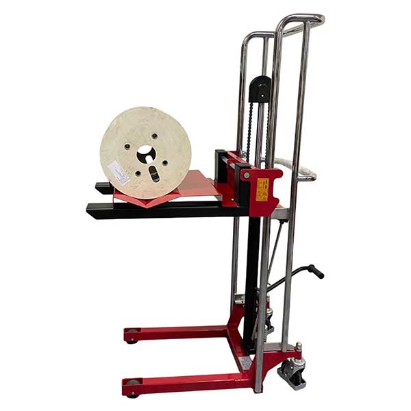 Gerbeur porte bobine avec plateau - Manutention de côté - Levée max ...