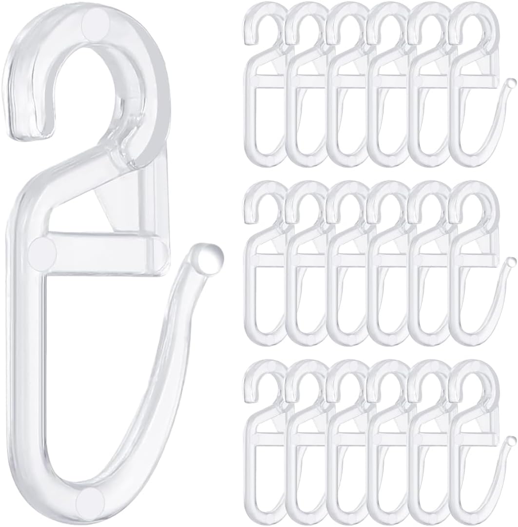 150 Pièces Crochets À Rideaux Avec Œillets, Crochet Rideau De Ø 6 Mm ...