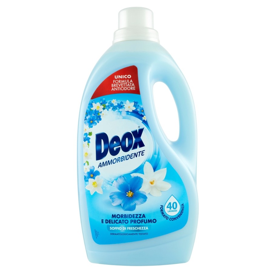 Adoucissant Deox 2000 ml. 40 lavages pour une haleine fraîche | Leroy Merlin