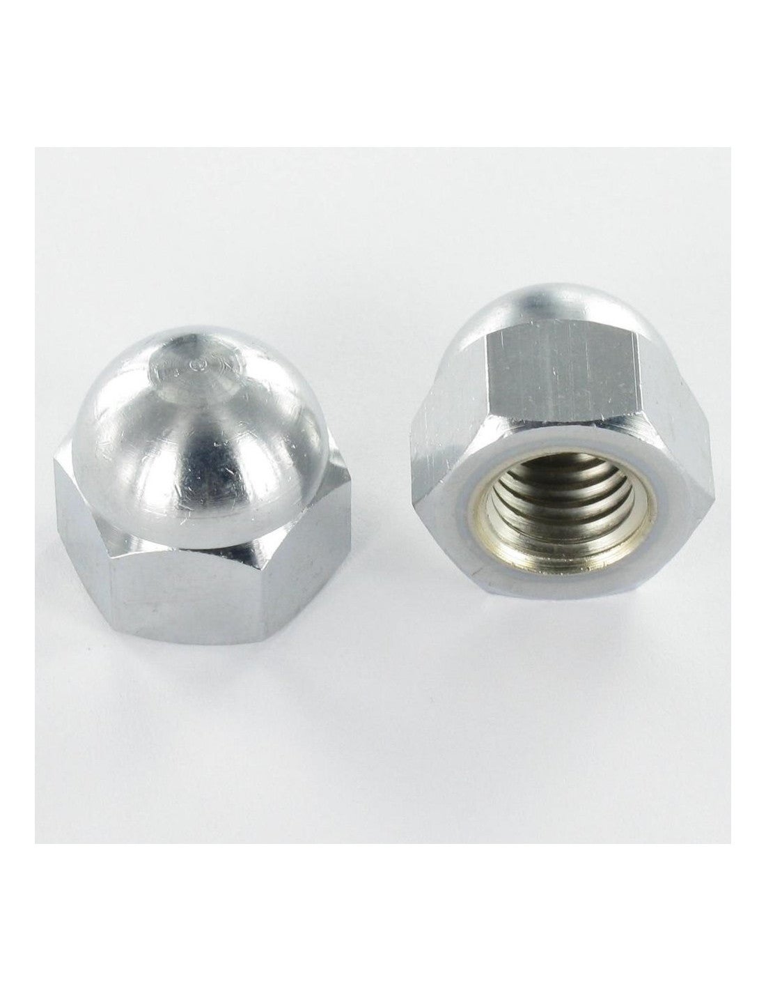 Ecrou Borgne Laiton chrome M12-50 pièces | Leroy Merlin