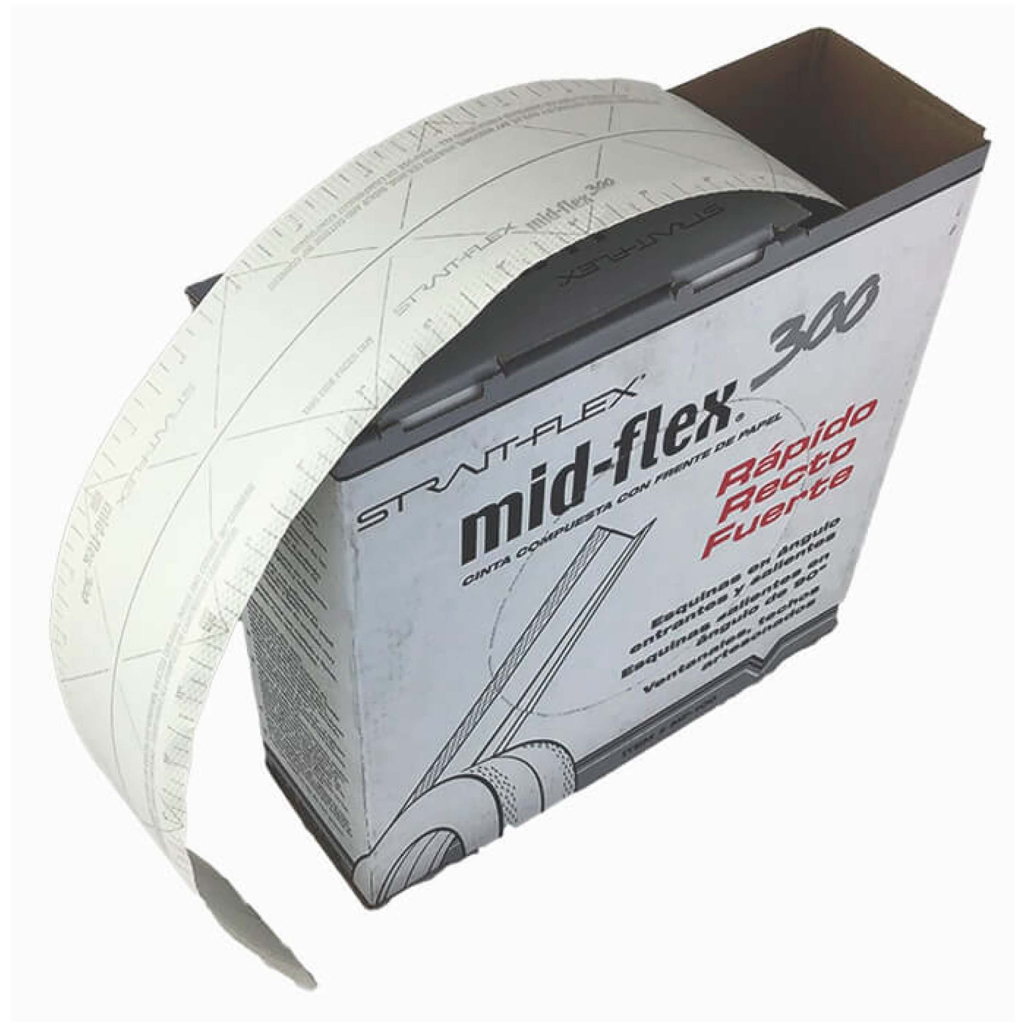 Bande d’angle flexible Mid-Flex 300 10x 30,5 m blanche, angles ...