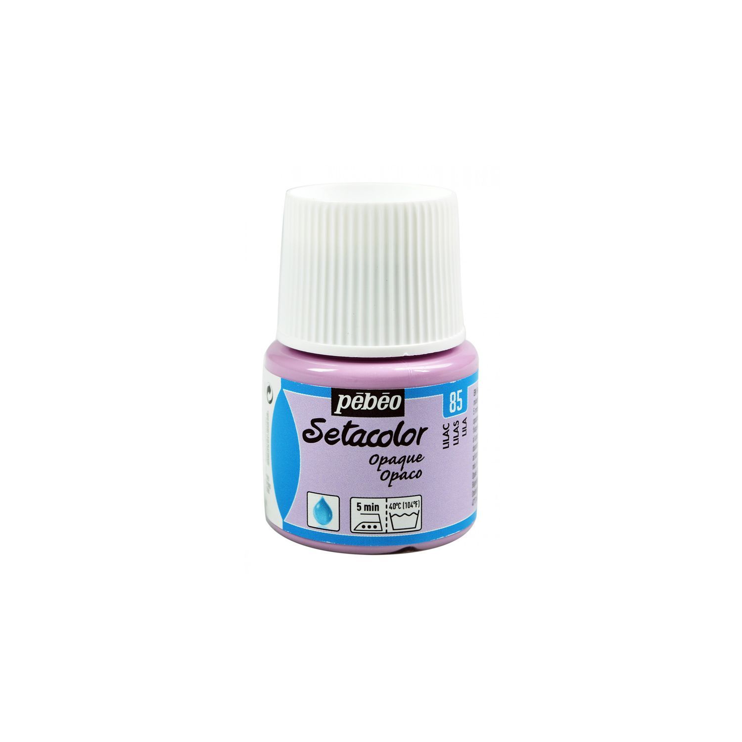 Peinture textile Setacolor opaque - Lilas - 45 ml - Pébéo | Leroy Merlin