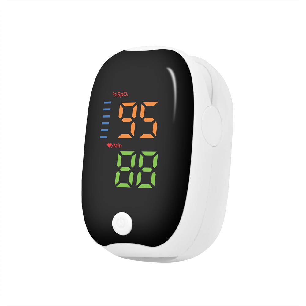 Oxymètre de Pouls Doigt pour Adultes, Écran LED Couleur HD - Mesure ...