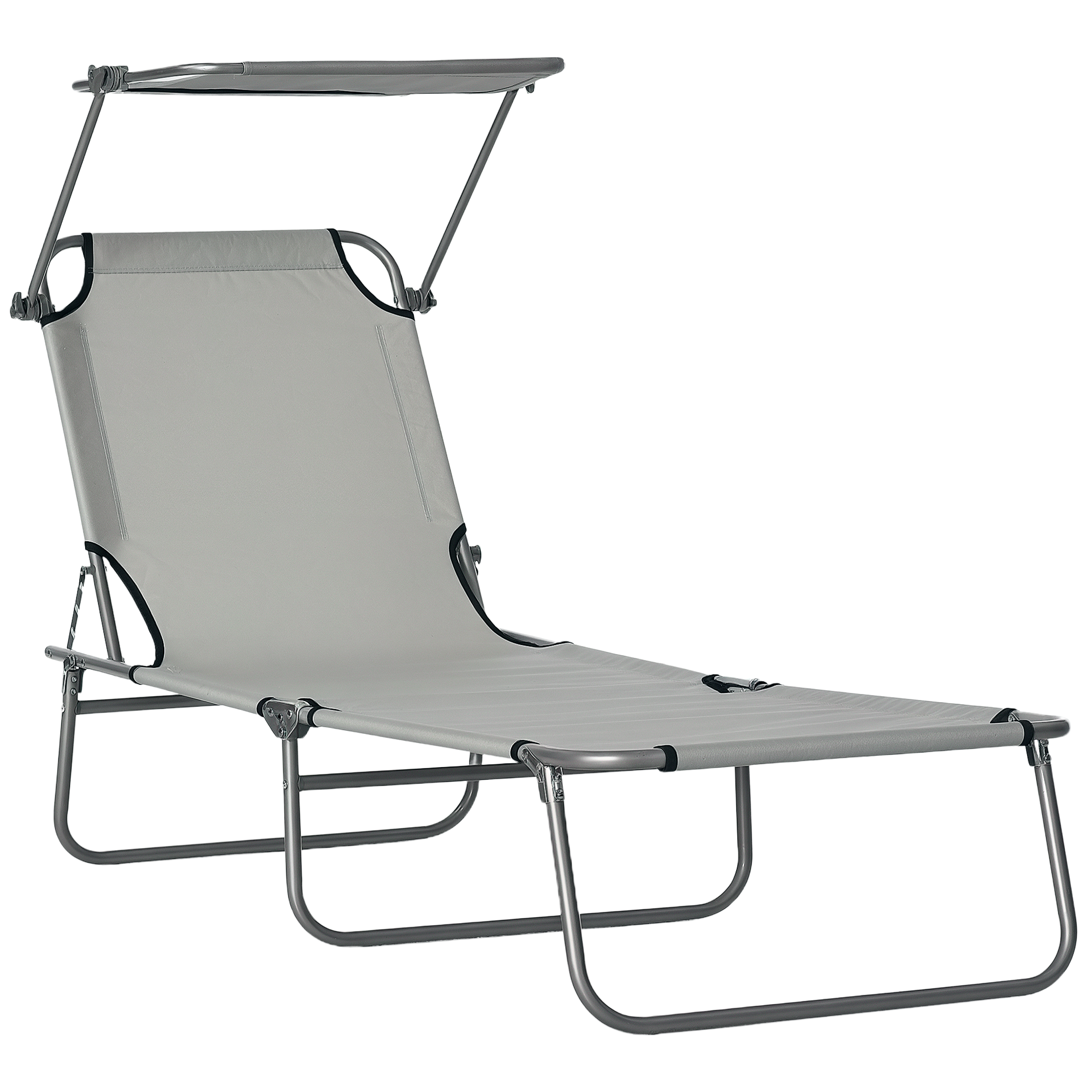 Chaise longue Métal Outsunny | Leroy Merlin