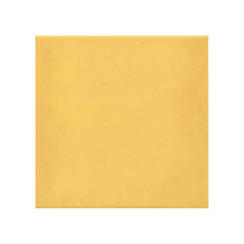 Carrelage sol / mur effet ciment uni jaune 20x20 cm 1900 AMARILLO(vendu ...