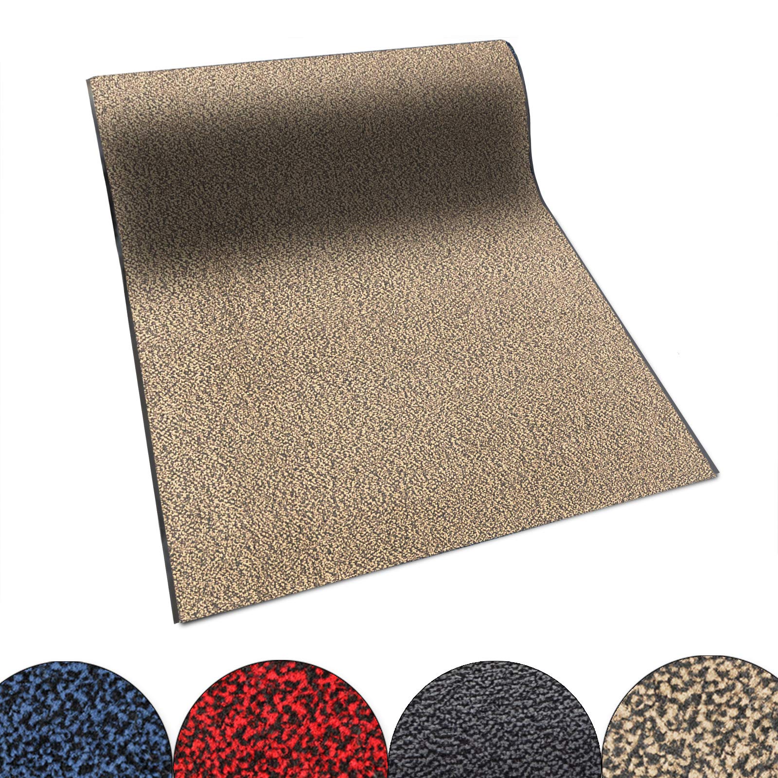 Tapis extérieur, Tapis antidérapant très absorbant SKY moutarde-noir 60 ...