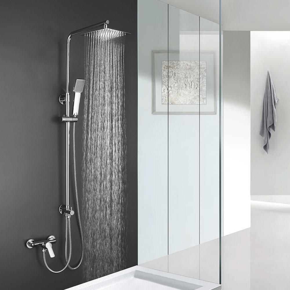 Kibath Colonne de douche extra-longue sans robinetterie | Hauteur ...