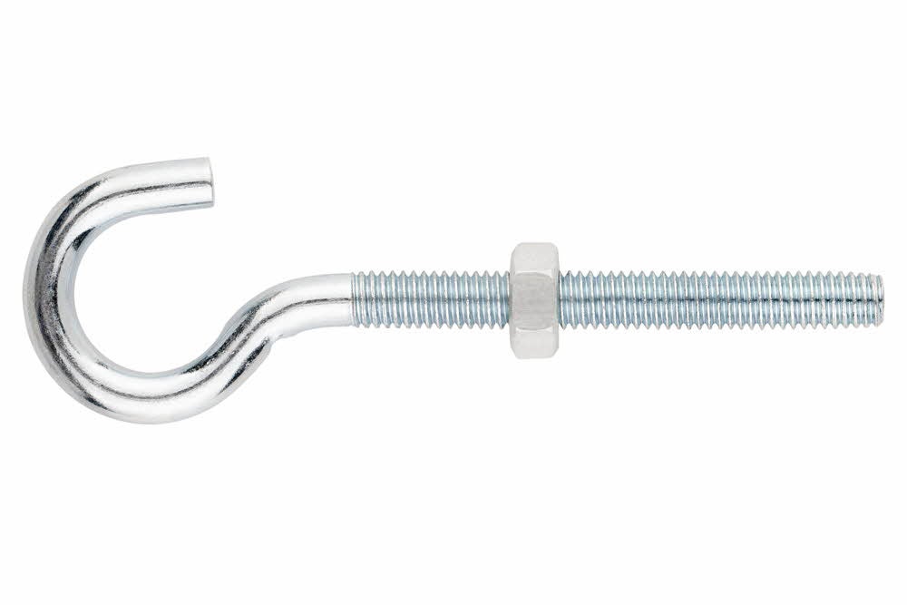 Crochets à oeillet ouvert - Filetage métrique avec écrou - Zingué 4 x ...