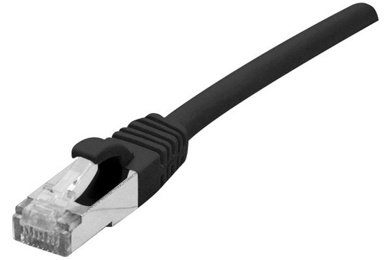 Câble ethernet cat6a surblindé 30m noir exterieur CONECTICPLUS | Leroy ...