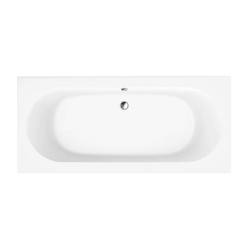 Bañera recta 180 X 80 VILLEROY ET BOCH O Novo Duo acrílico | Leroy Merlin