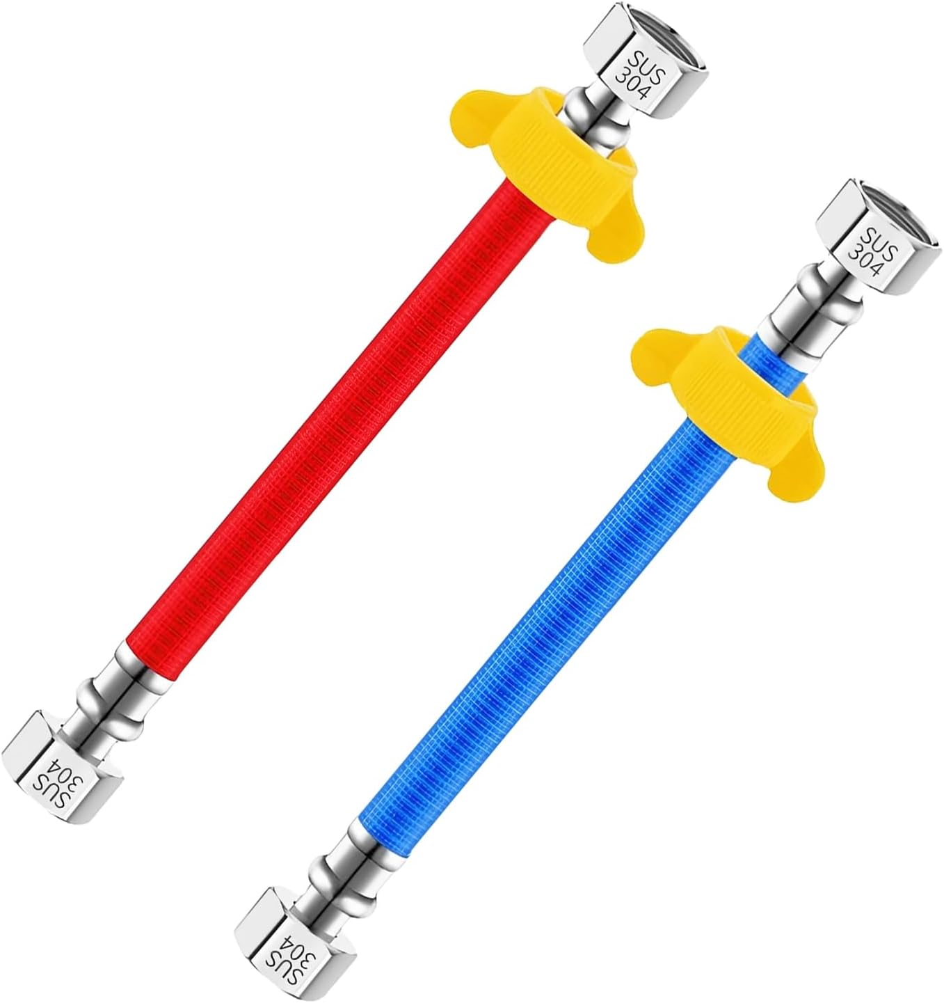 Tuyaux D'entrée Flexibles en Acier Inoxydable, G1/2" pour Chauffe-Eau, Résistants et Durables ...