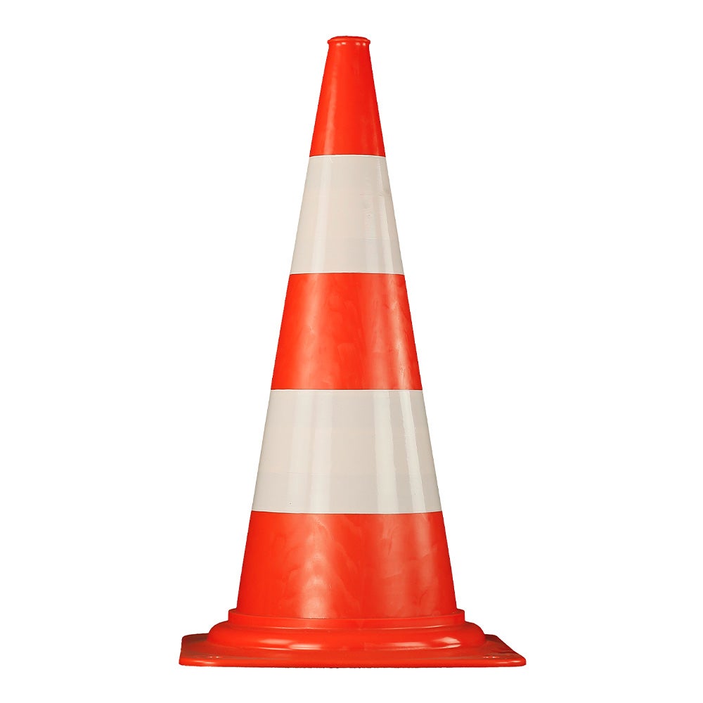 Cône de chantier PVC 75cm - 3205008 | Leroy Merlin