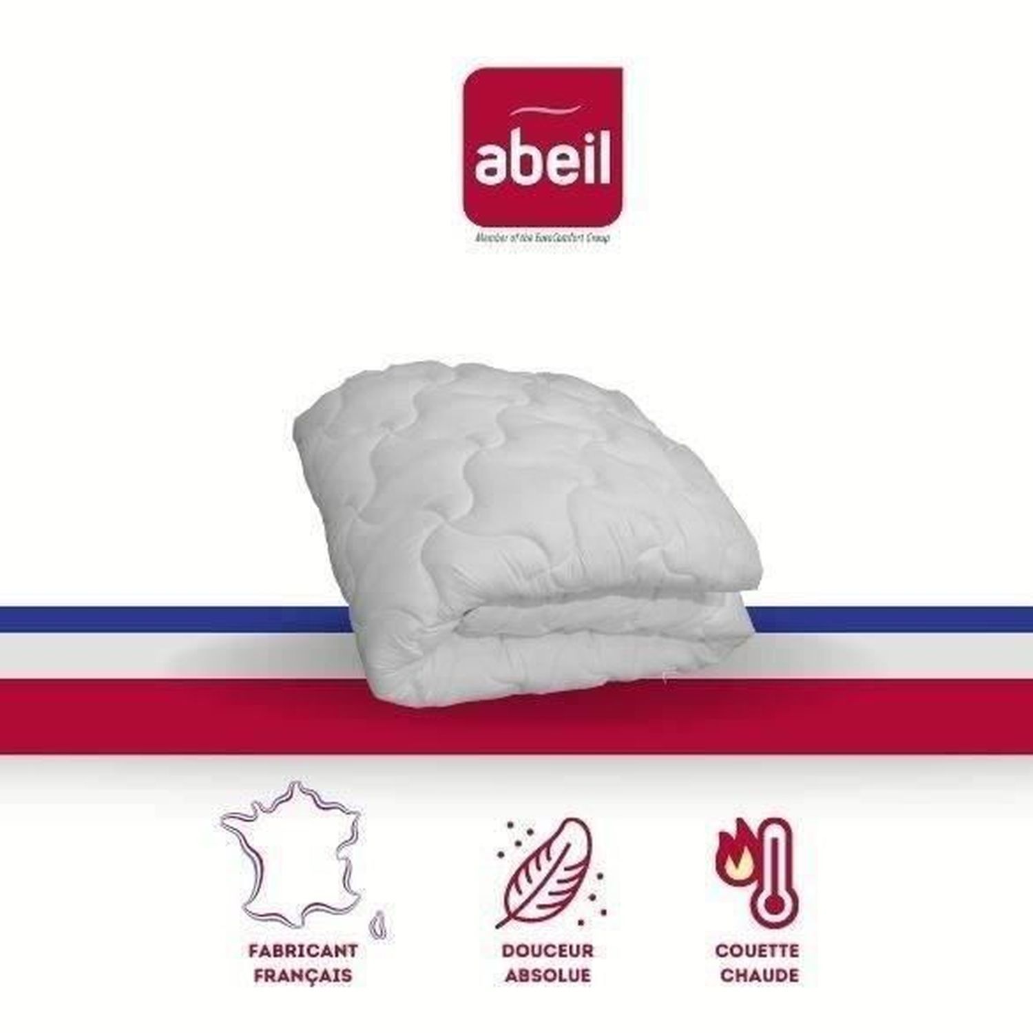 ABEIL Couette chaude 200 x 200 cm blanc - Abeil | Leroy Merlin