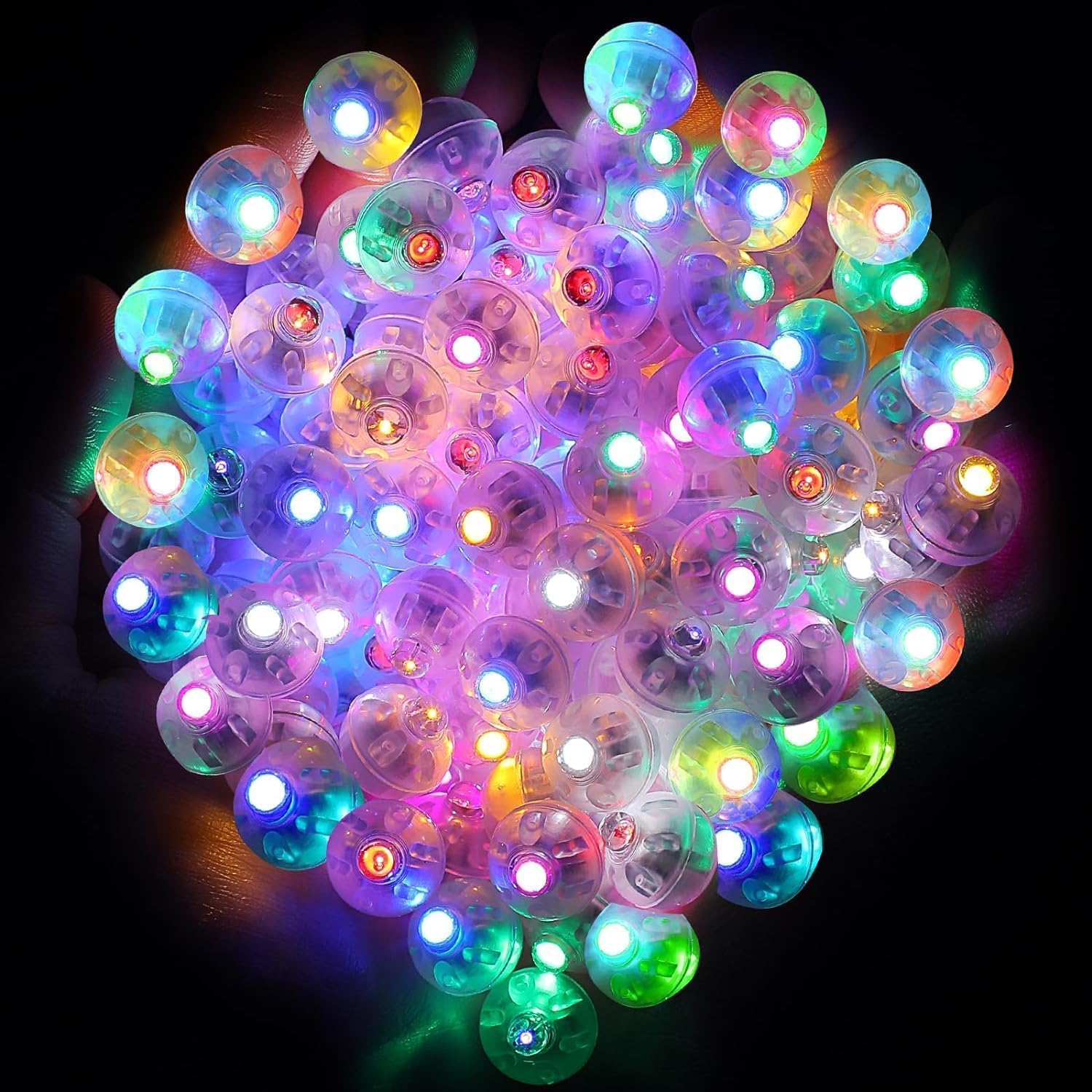 Luci a palloncino a LED, Mini luci a palloncino a LED rotonde ...