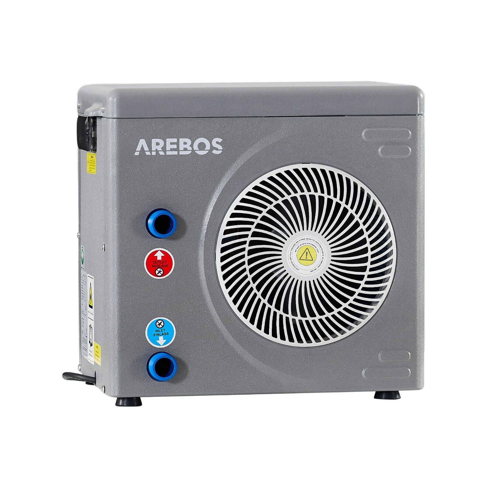 AREBOS Pool Pompe à chaleur Chauffage de piscine Eau Air 3,9 kW | Leroy ...