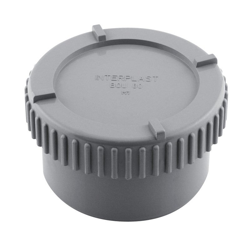 Bouchon PVC évacuation Ø80 | Leroy Merlin