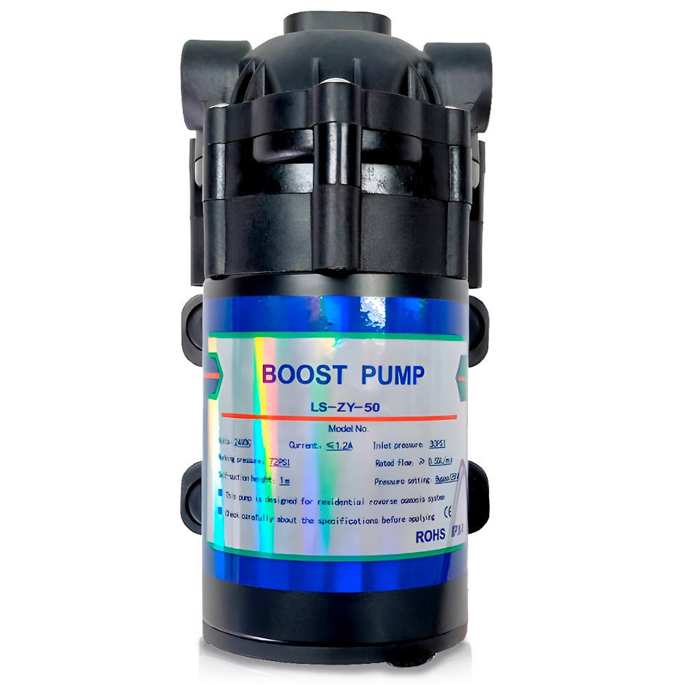 Pompe Booster Universelle pour Osmose Inverse – 50 GPD (24V) | Leroy Merlin