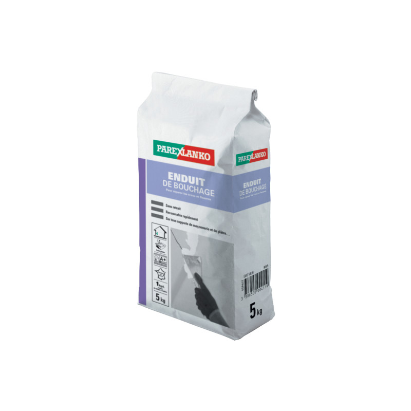 Enduit de bouchage PAREXLANKO - 5kg - 02795 | Leroy Merlin