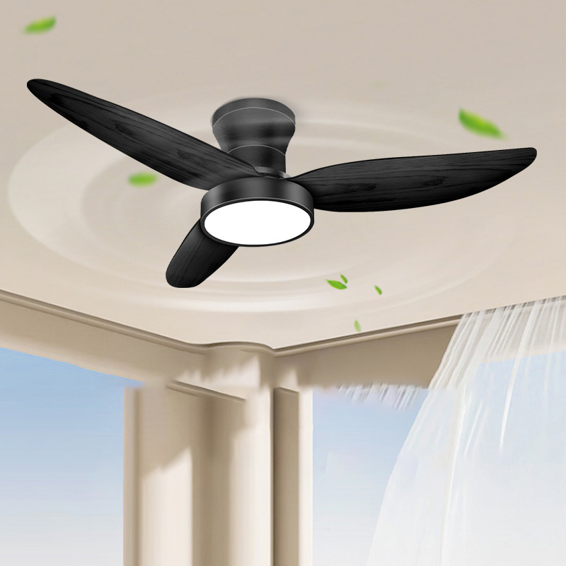 Ventilador de techo grande con luz y control remoto, moderno ventilador ...