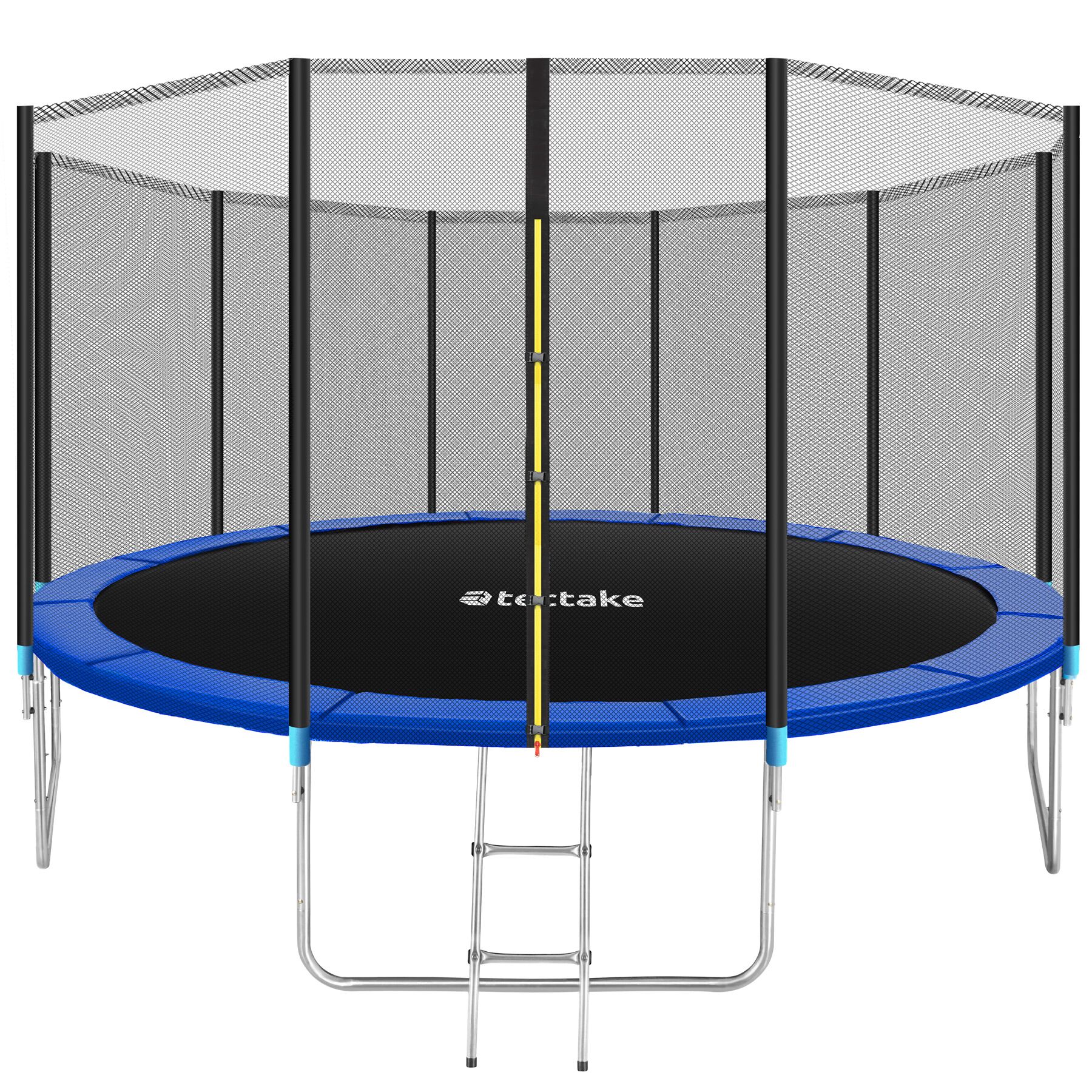 Trampoline en acier modèle B avec échelle d'accès et filet de sécurité ...