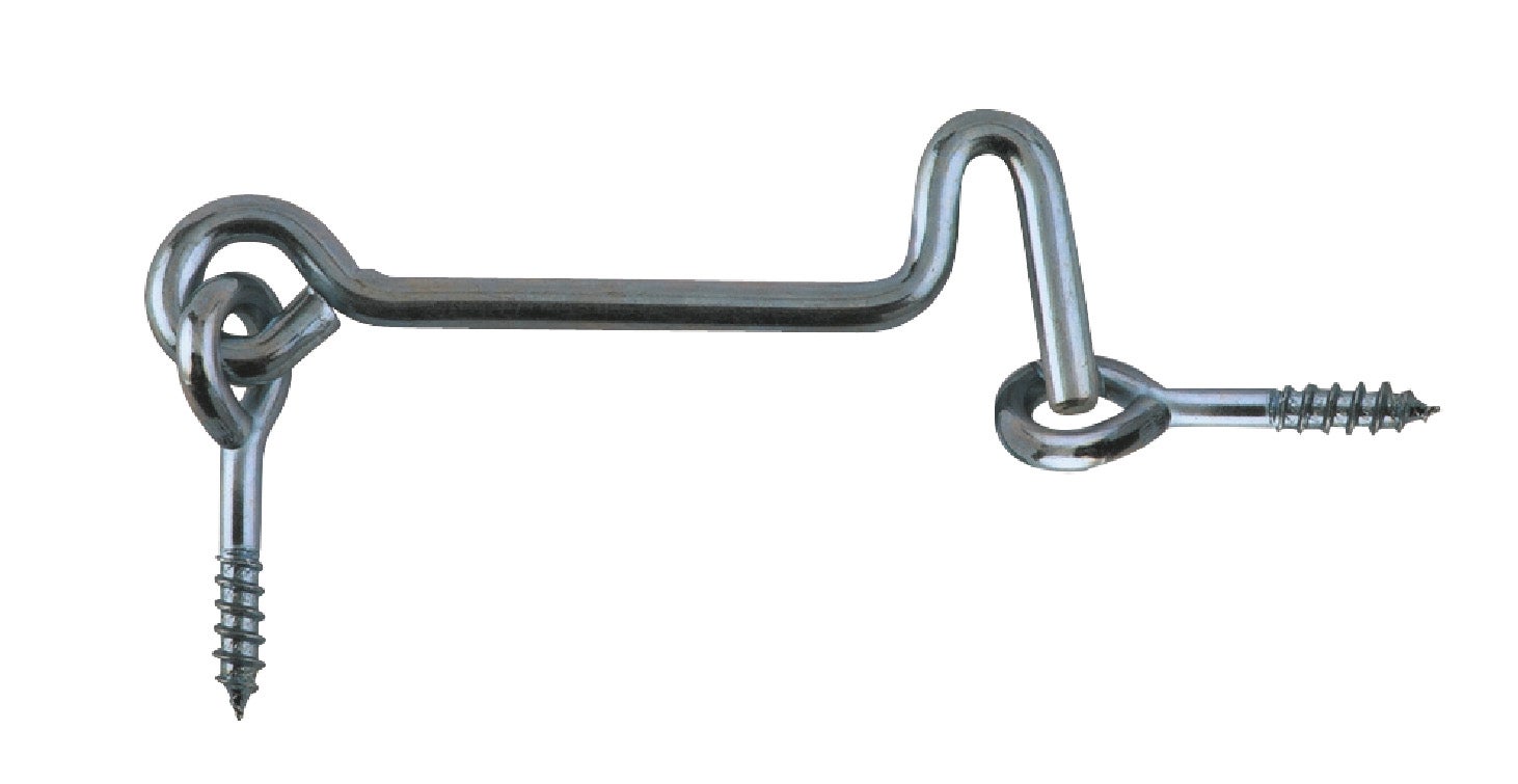 Crochet contrevent acier prépeint, H.35 x L.80 x P.20 mm | Bricoman