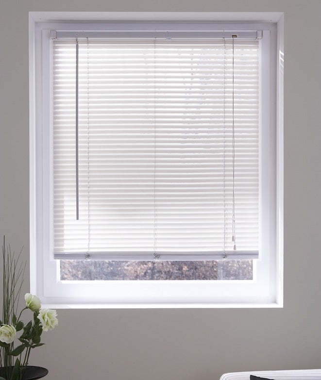 MADECOSTORE Store vénitien lamelles PVC 25mm - Blanc - L100 x H175cm ...