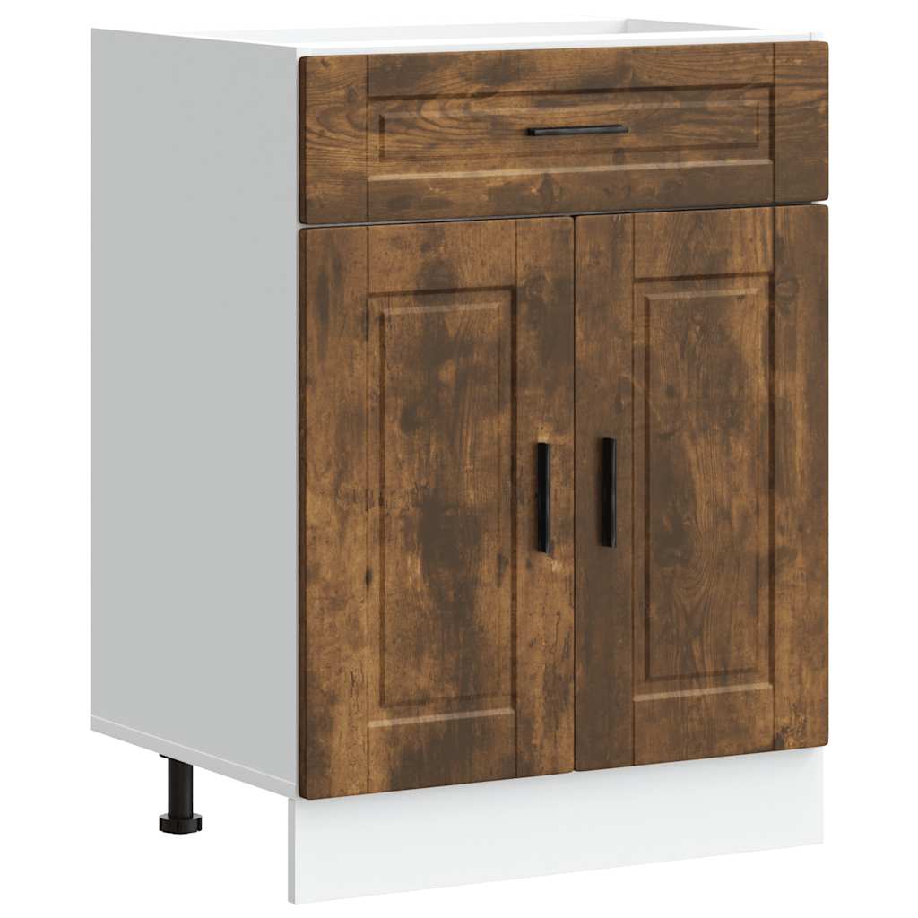 Mueble bajo de cocina?porto roble ahumado madera reconstituida | Leroy ...