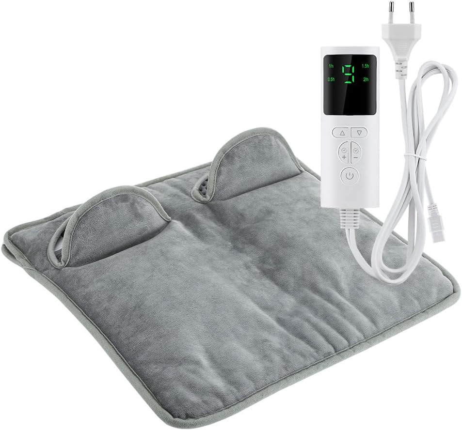 Calentador eléctrico de pies para hombres y mujeres, almohadilla ...