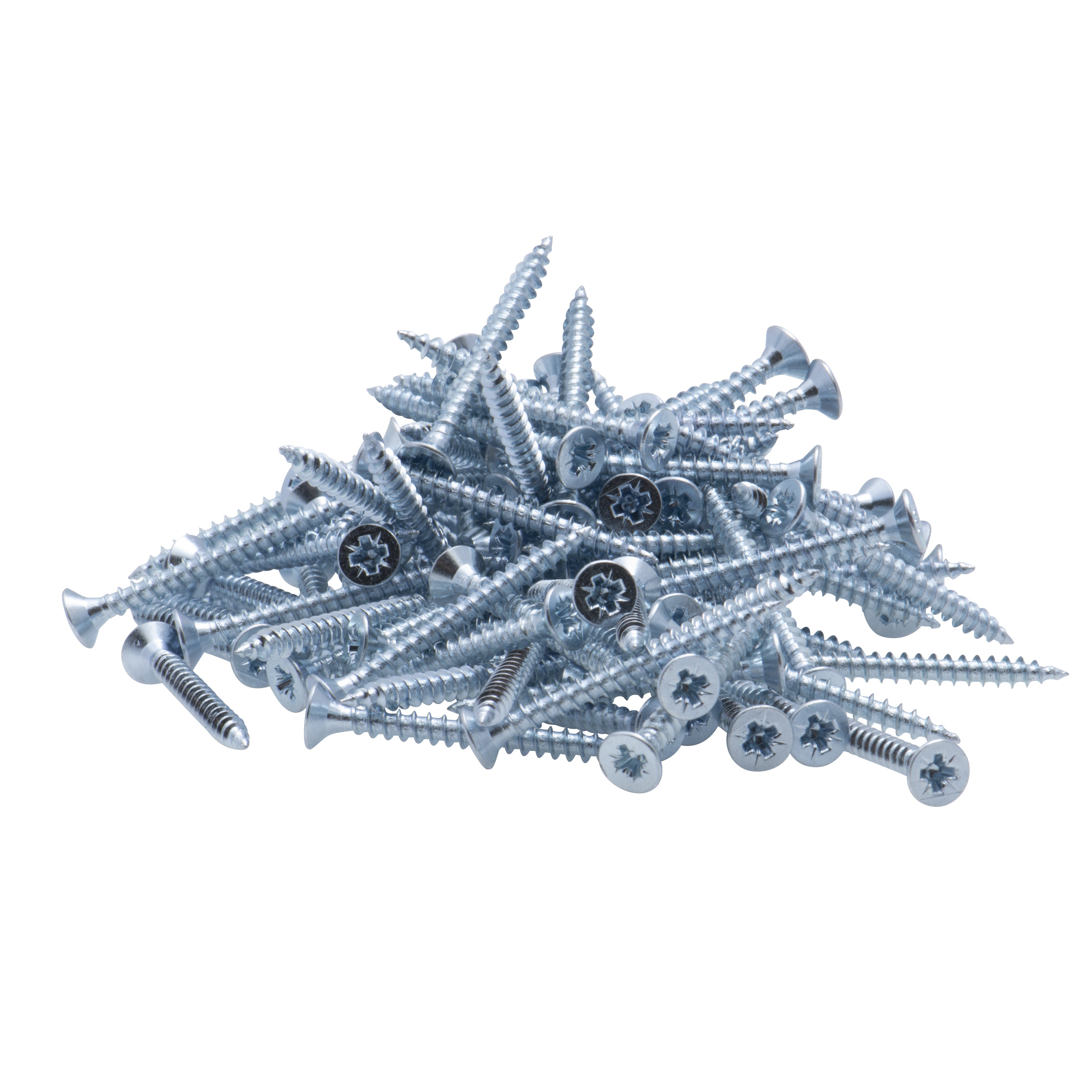 Vis à bois tête fraisée PZ zinguée Viswood filet total 3x30 mm (x100 ...