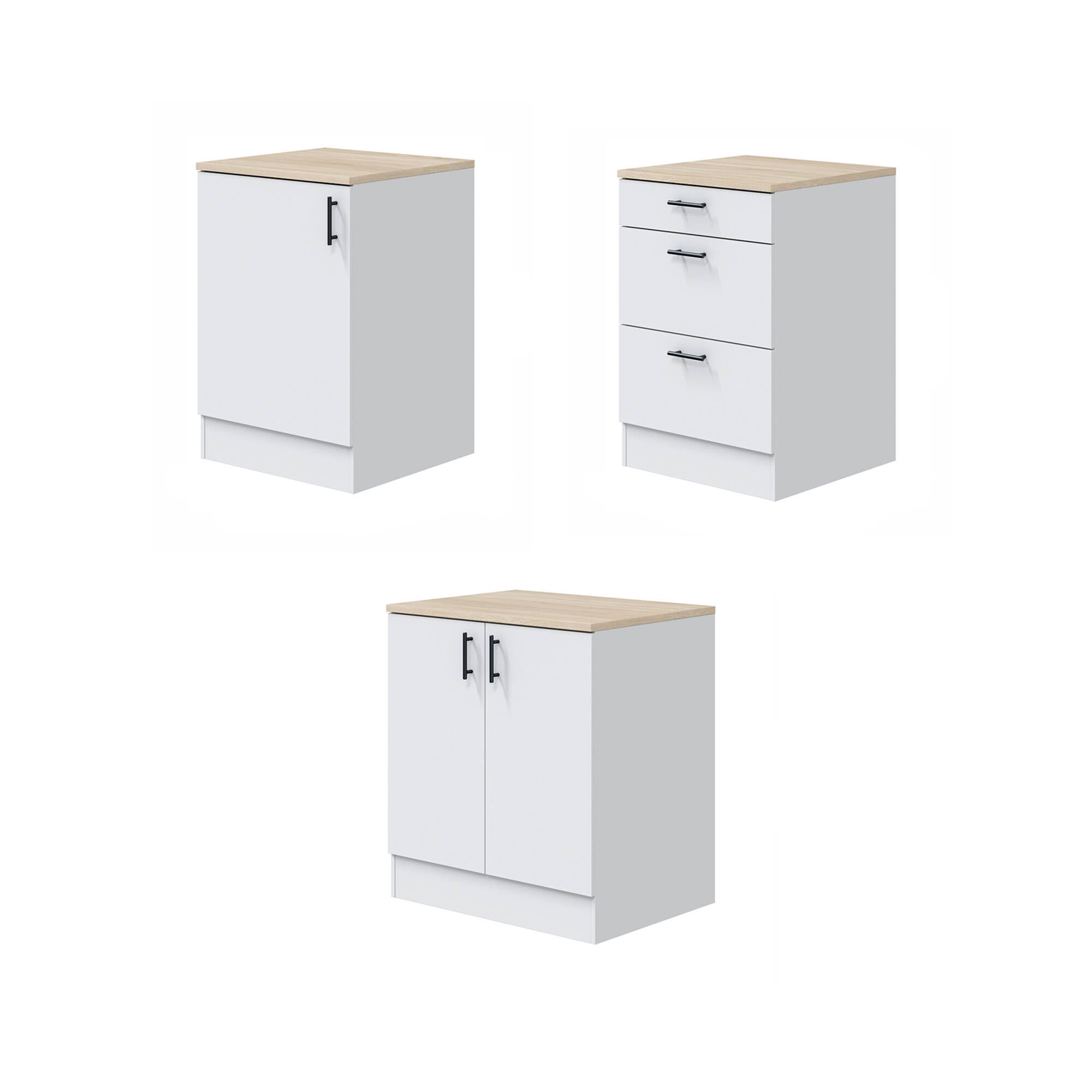 Cuisine complète Lipomo, Composition cuisine moderne, Set cuisine ...