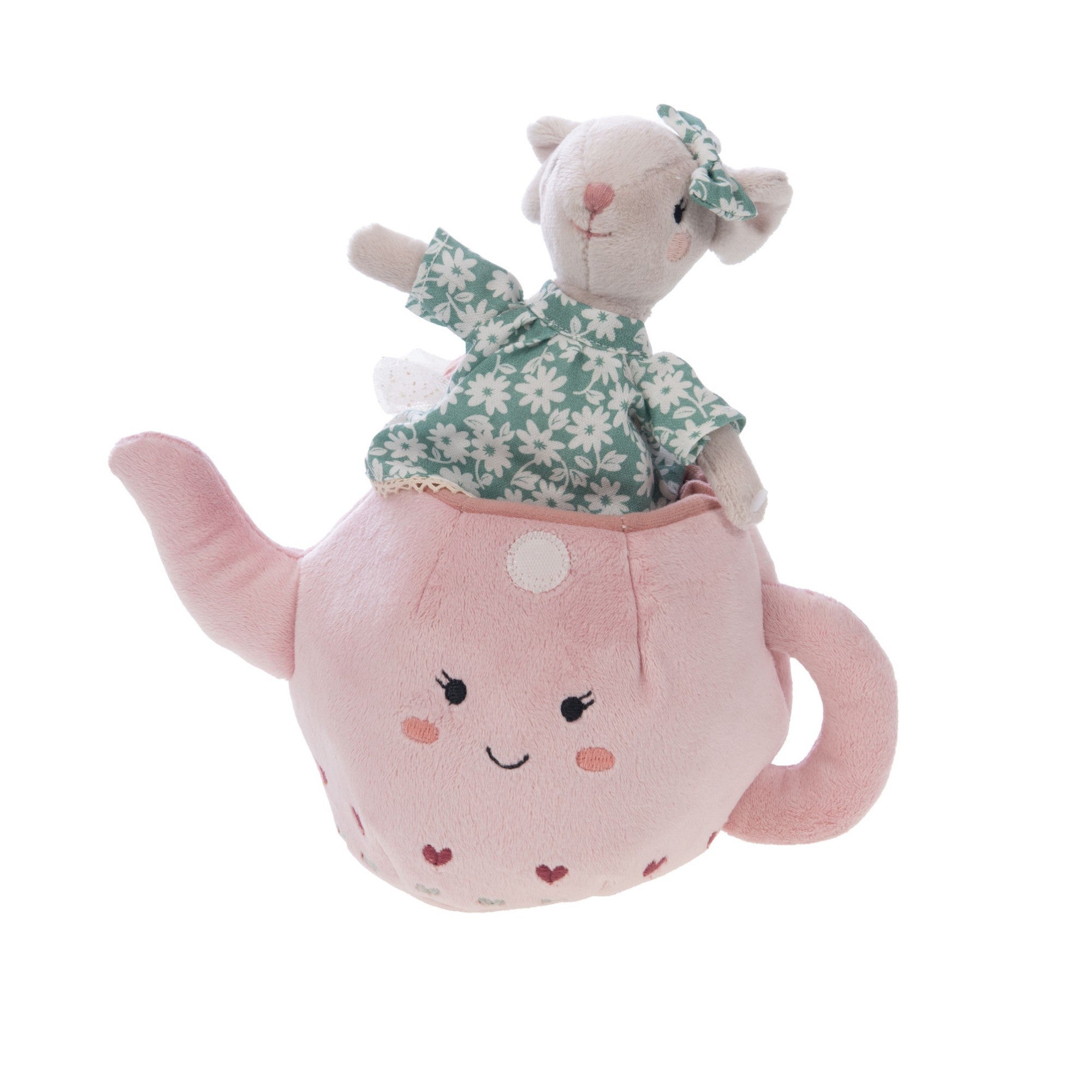 Peluche tetera rosa Sra. Potts 18x22x13cm | Leroy Merlin