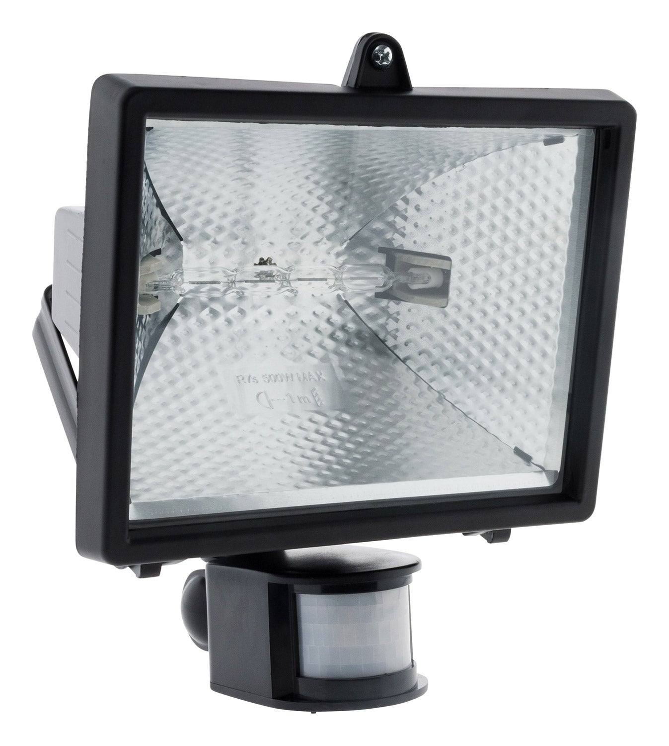 Projecteur Halogene avec detecteur - IP44 CE - 400W / Noir - Zenitech ...