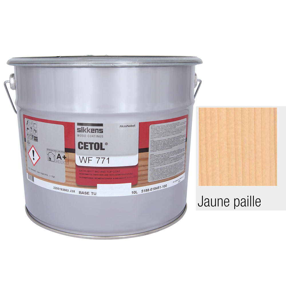 BIDON 10L Saturateur SIKKENS WF771- 10 litres Jaune Paille | Leroy Merlin