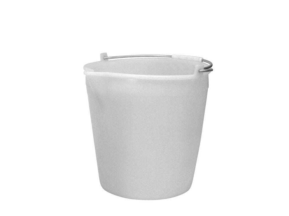 Cubo Con Asa De Pico Hierro Litros 9 Blanco Giganplast | Leroy Merlin