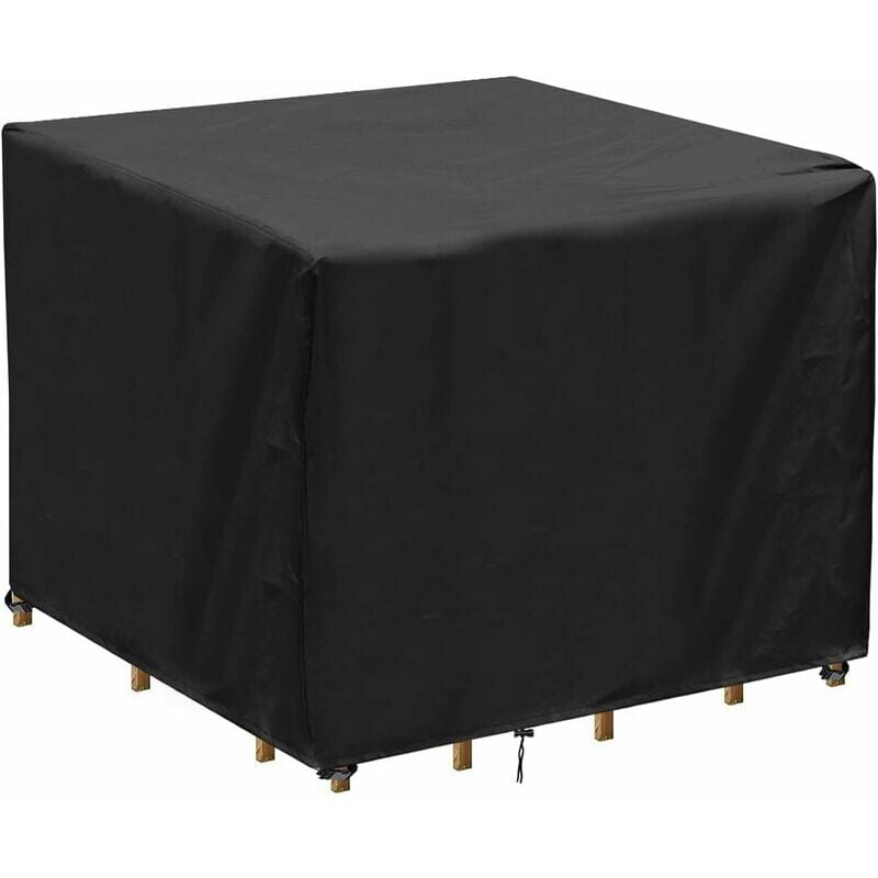 Housse Table de Jardin Carrée, Bache Salon de Jardin Imperméable, Anti ...