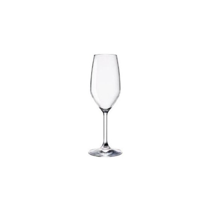 Lot de 3 verres en verre Restaurant Flûte cl 22 Transparent Bormioli ...
