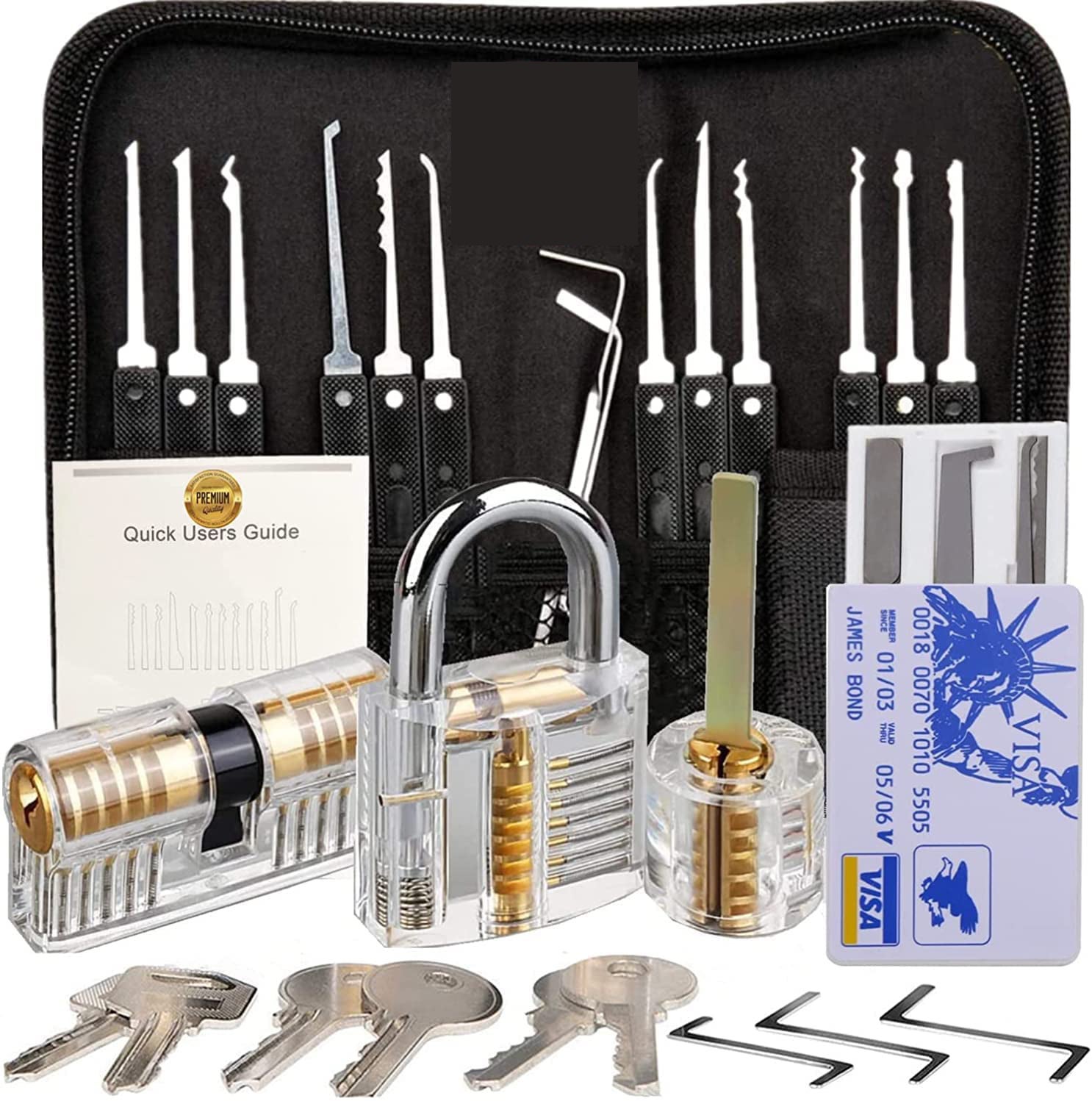 Kit de verrouillage de porte transparent de 30 pièces à usage ...