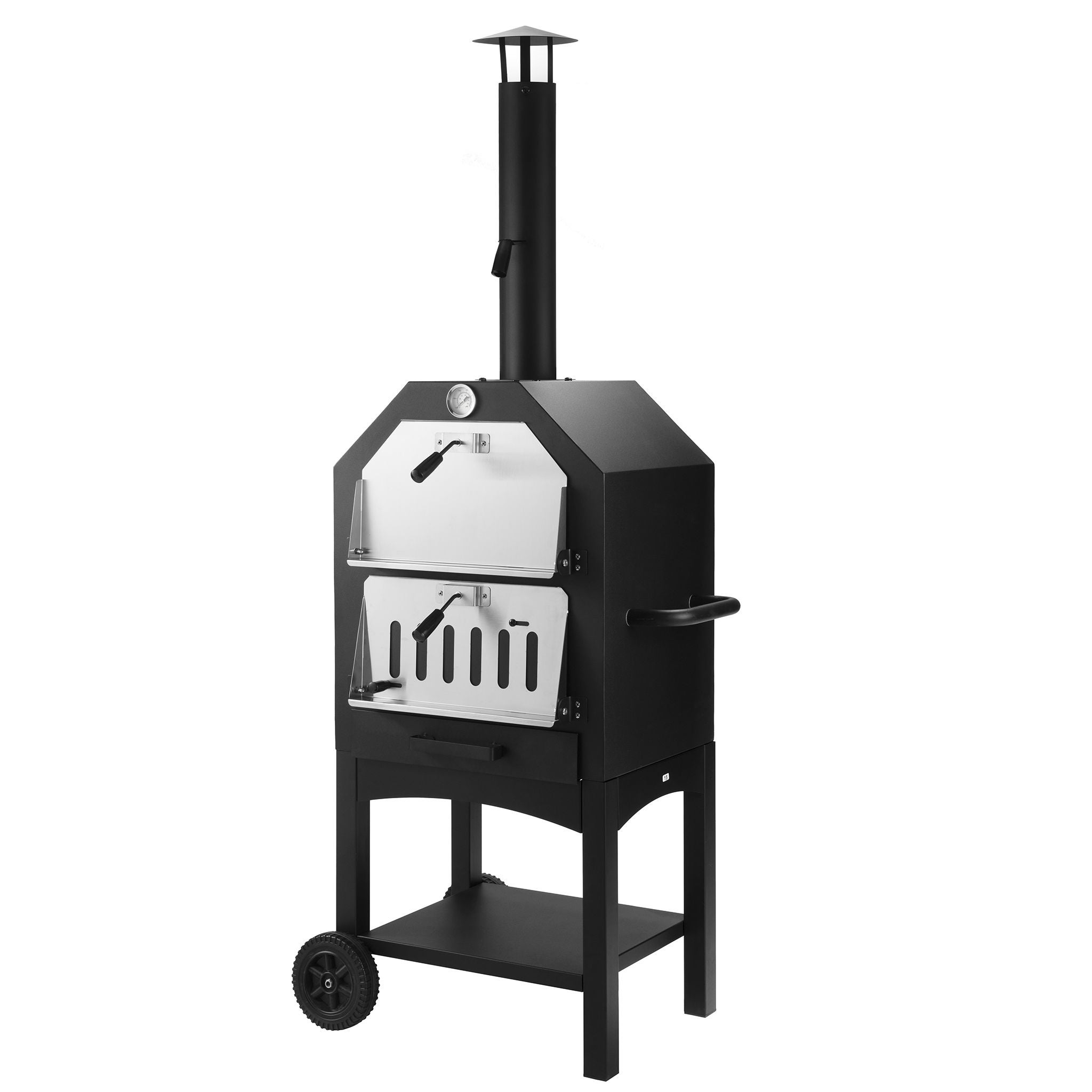 Milani Home - forno per pizza da esterno, metallo, con pietra ...