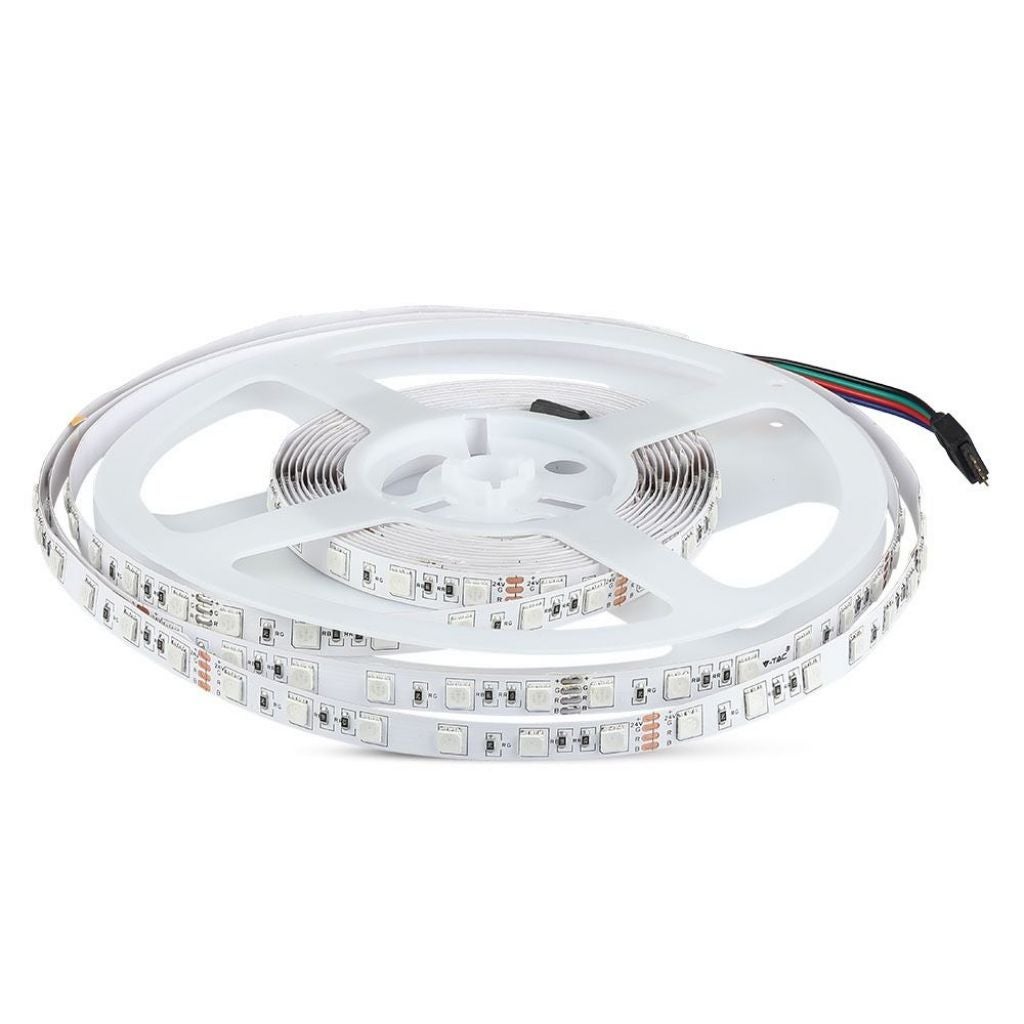V-TAC VT-5050 bande strip led SMD5050 60LEDs/m 24V 5m Multicolor RGB ...
