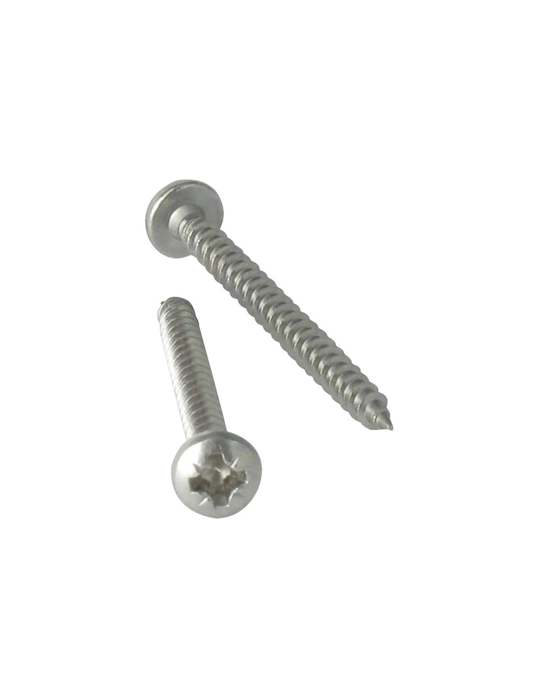 Vis bois et agglomeré VBA Inox A2 Tête ronde TR Pozi 5X30-1 pièce ...