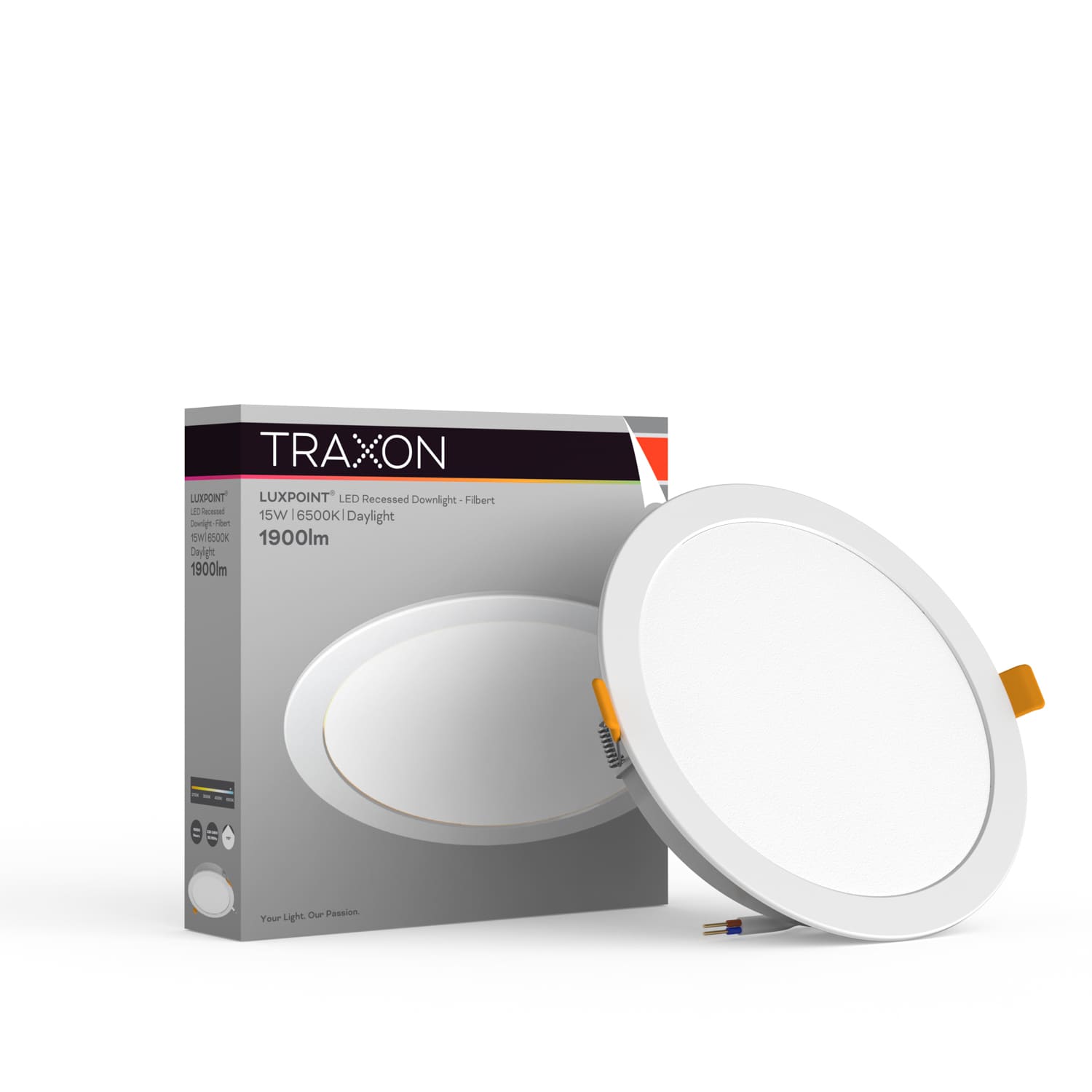 TRAXON LUXPOINT® Downlight LED empotrable 15W 6500K - Filbert （Pack de ...